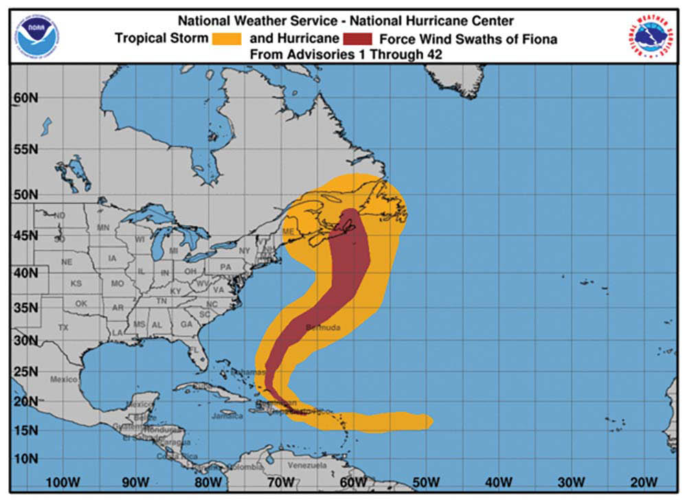 East Coast recovering from Tropical Storm Fiona | The Reflector
