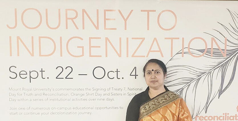 Expression through orange sarees | The Reflector